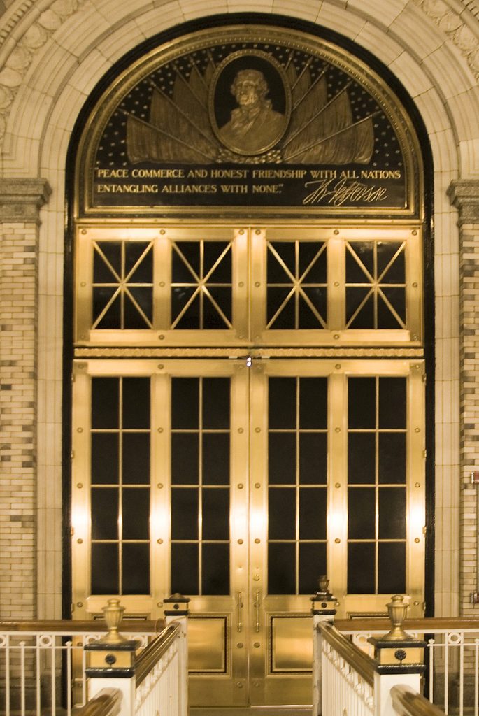 Thomas Jefferson Brass Doors - Permalac.com