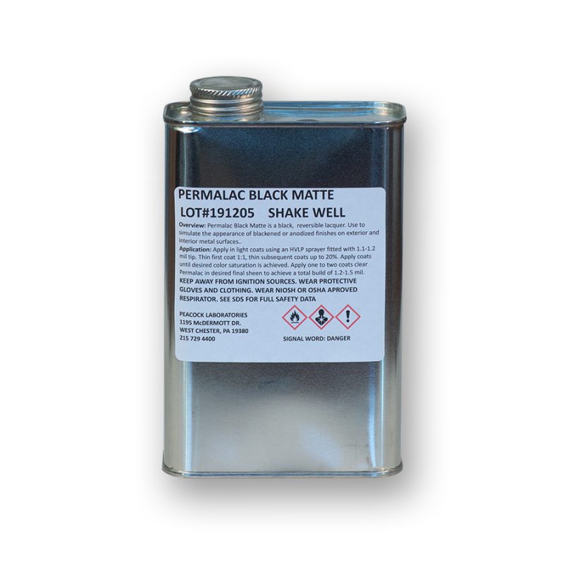 Permalac Original Black Matte (1 Gallon) - Permalac.com